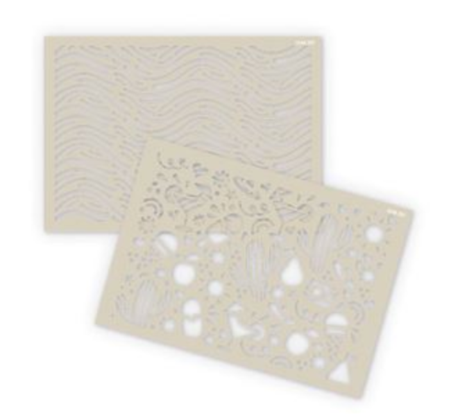 Texture Stencil Duo: SUMMER MEMORIES | Azza Pacific