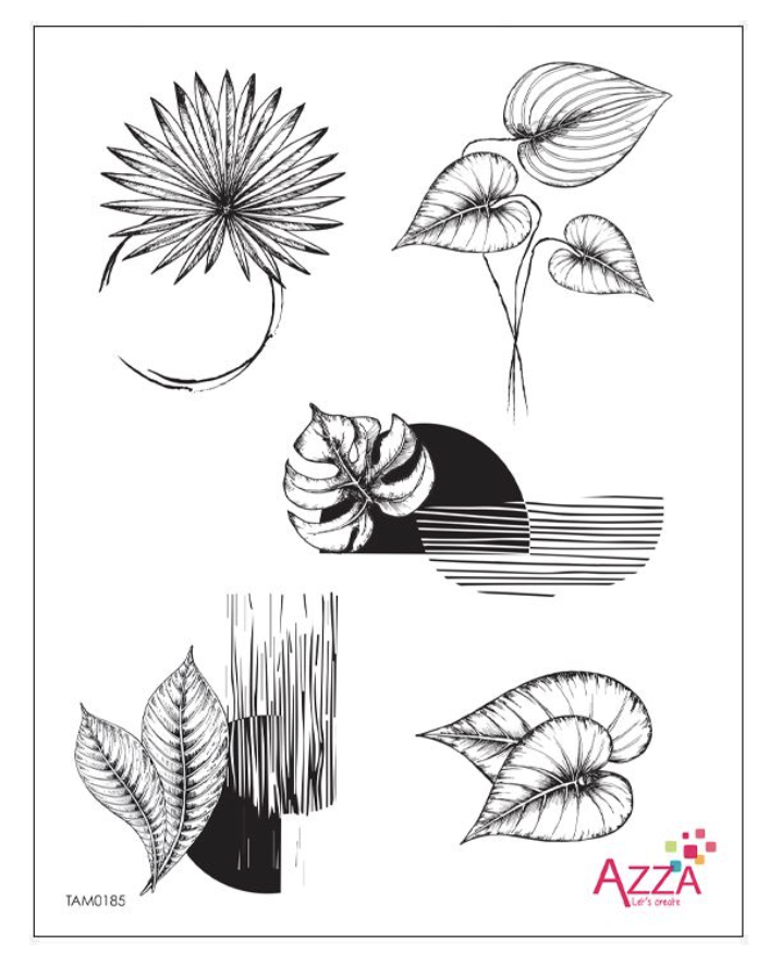 Stamp Set - Large: TROPICAL FOREST | Azza Pacific