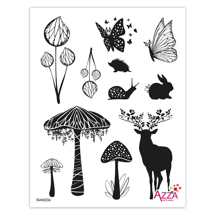 Stamp Set - Large: ENCHANTED FOREST | Azza Pacific
