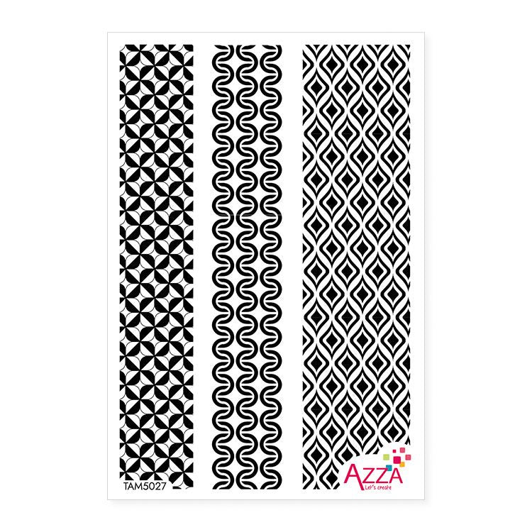 Stamp Set - Medium: RETRO DESIGN TEXTURE | Azza Pacific